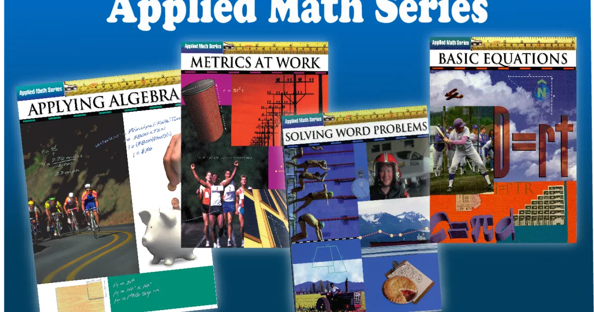 Applied Math Series Bundle: 4-Book Set