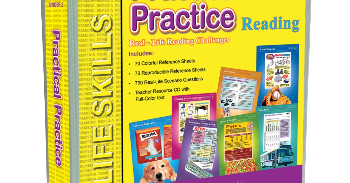 Practical Practice Reading: Life Skills (Binder & Resource Downloads)
