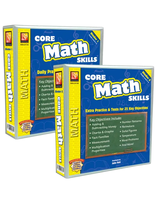Core Math Skills Program (2 Binders & Resource Downloads)