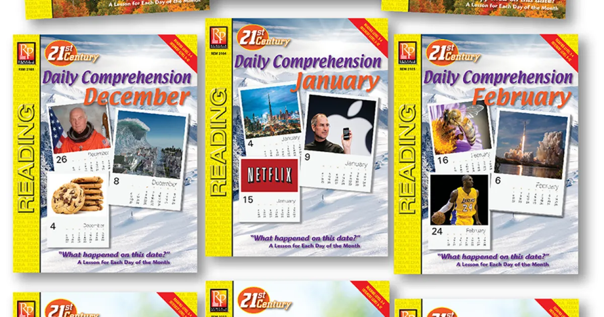 Daily Comprehension 21st Century - BIG SET - Entire School Year - Reading