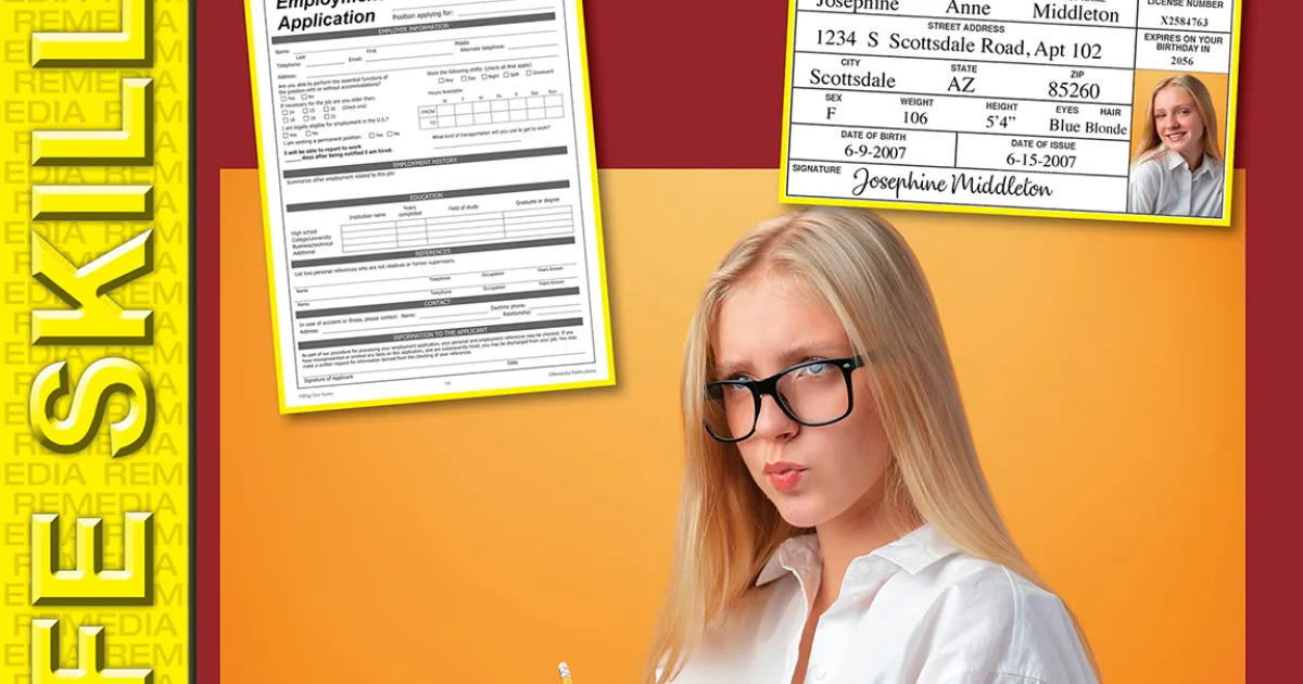 FILLING OUT FORMS: Practical Practice Reading & Life Skills Activities