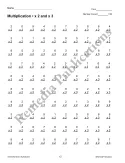 Timed Math Drills: Multiplication