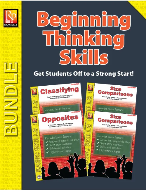 Critical Thinking Skills BUNDLE Beginners - Classifying - Opposites ...