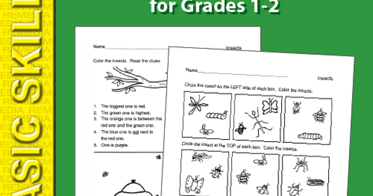 Insects: Thematic Skill-Based Activities for Grades 1-2 (eBook)