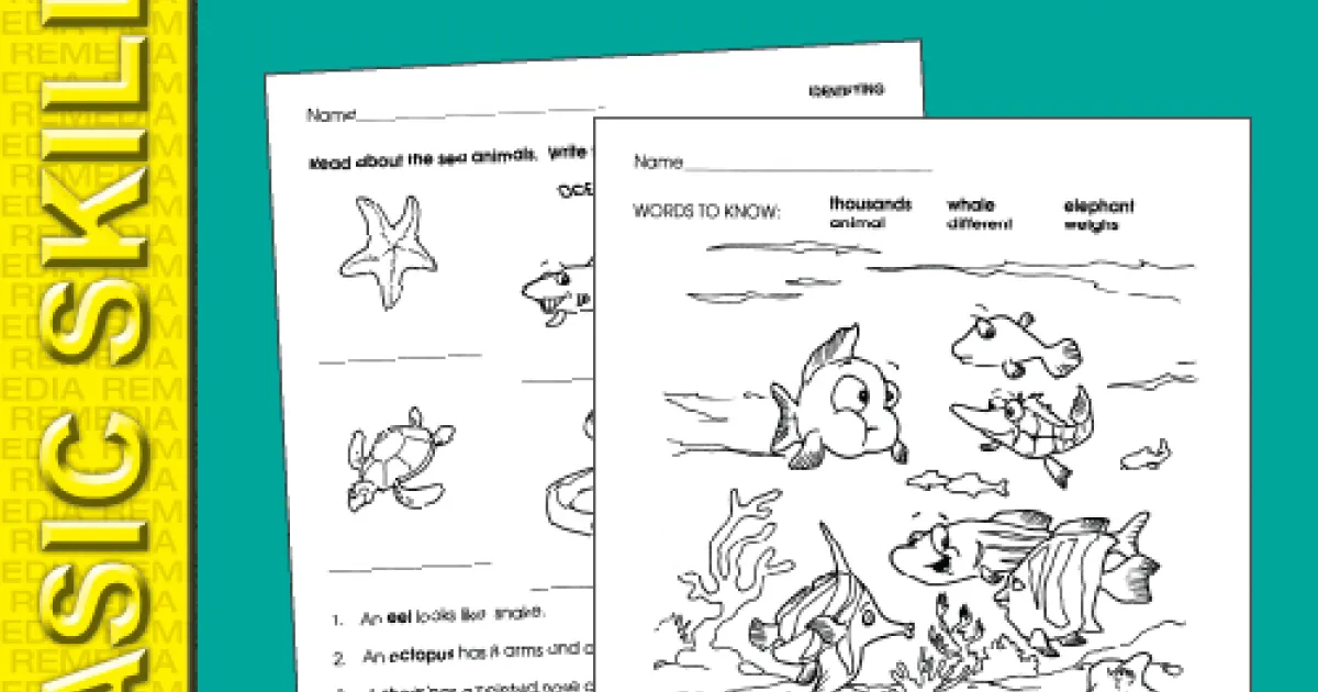Oceans: Thematic Skill-Builder Unit for All Subjects (eBook)