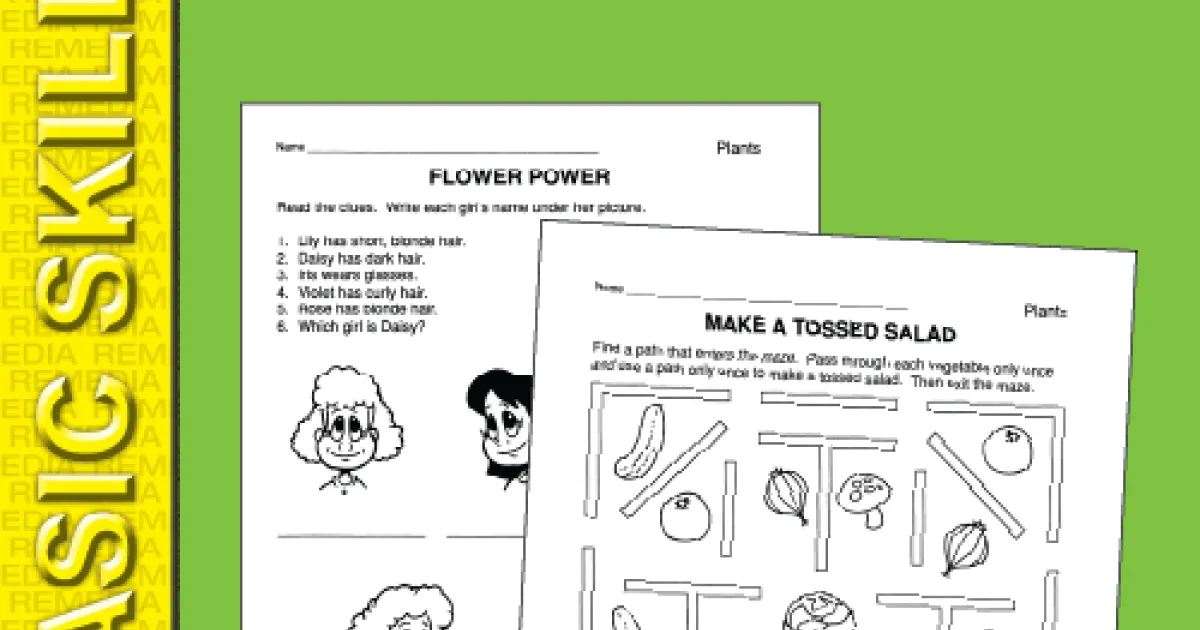 Plants: Skill-Based Activities for Grades 3-4 (eBook)
