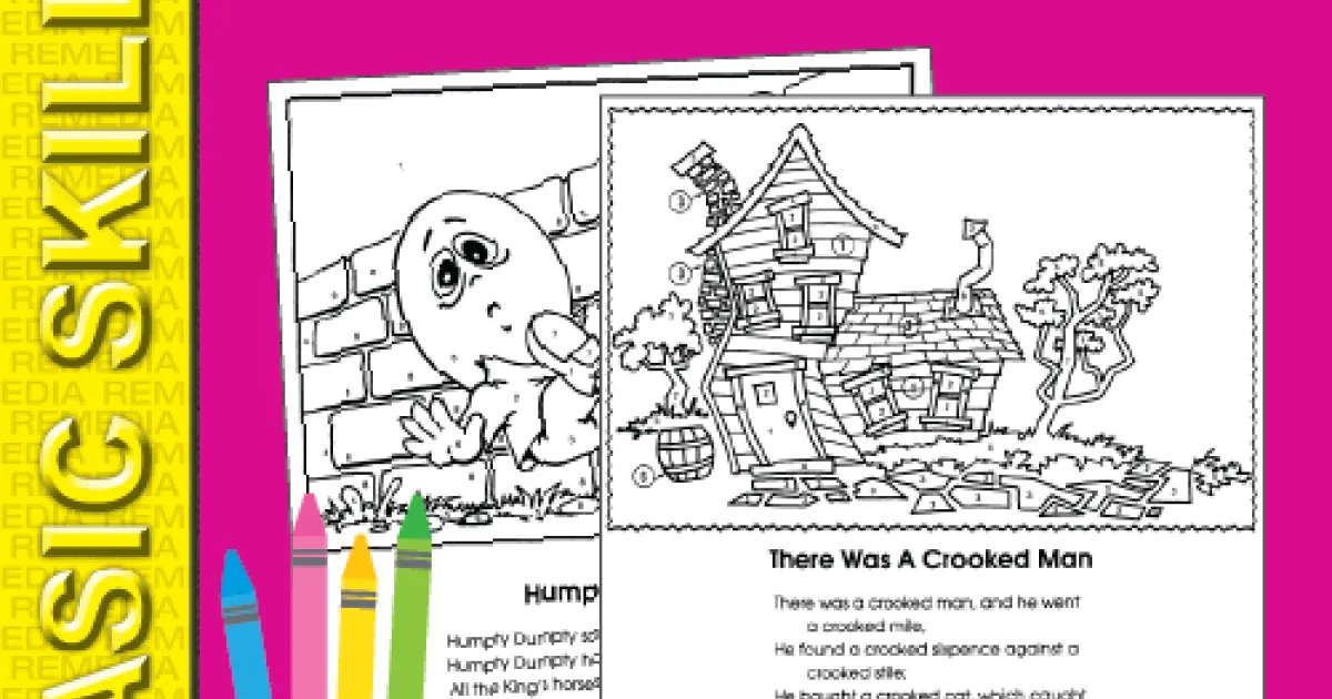 Rhyme Time 1: Poems & Classic Nursery Rhymes Coloring Activities (eBook)