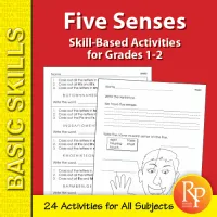 Five Senses: Thematic Skill-Based Activities for Grades 1-2 (eBook)