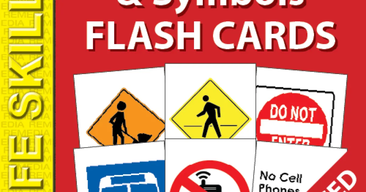 Survival Signs & Symbols Flash Cards