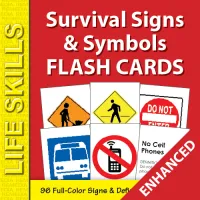 Survival Signs & Symbols Flash Cards
