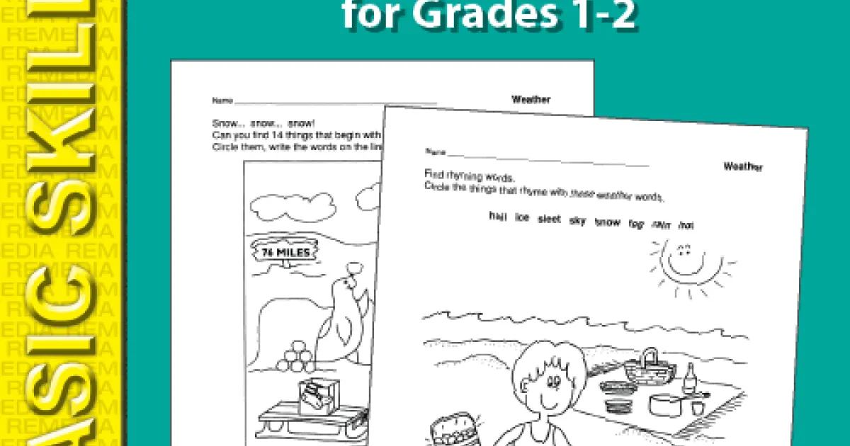 Weather: Thematic Skill-Based Activities for Grades 1-2 (eBook)