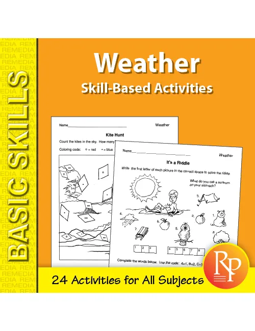 Weather: Skill-Based Activities for Grades 3-4 (eBook)