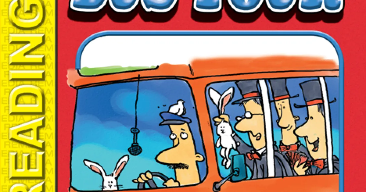 Bovine City Bus Tour: Improve Reading with Humor Storybook & Read-Along Audio