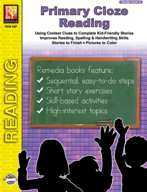 Primary Cloze Reading - Grade 2 (eBook)