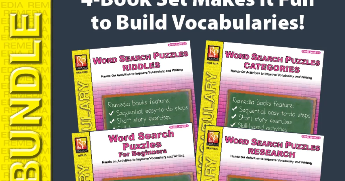 Word Search Puzzles (Bundle)