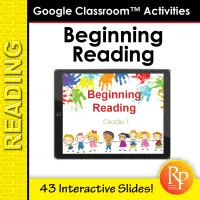 Google Classroom™ Activities: Beginning Reading Passages for Reading ...