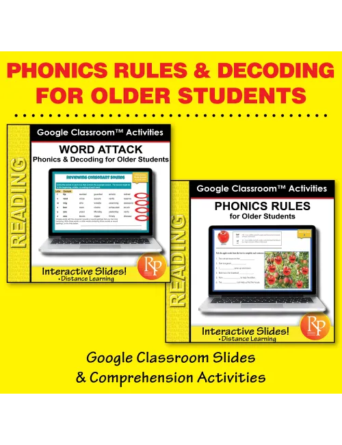 Phonics & Decoding For Older Students: 265 Ready-to-use GOOGLE SLIDES ...