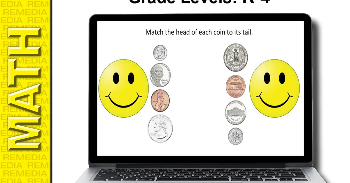 Recognizing Coins & Money: Google Classroom™ Slides