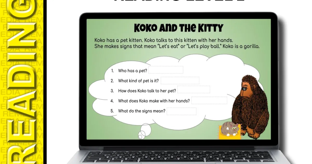 Google Classroom: Comprehension Quickies Reading Level 2 | Distance ...