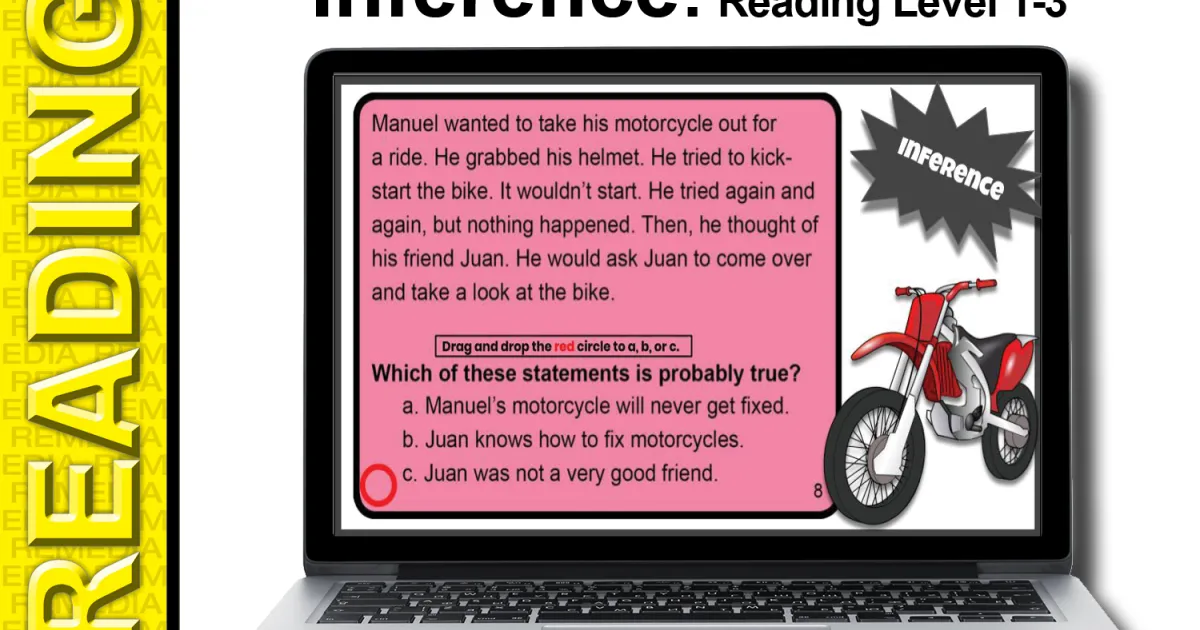 Google Classroom: Making Inferences - Reading Strategies | Distance ...