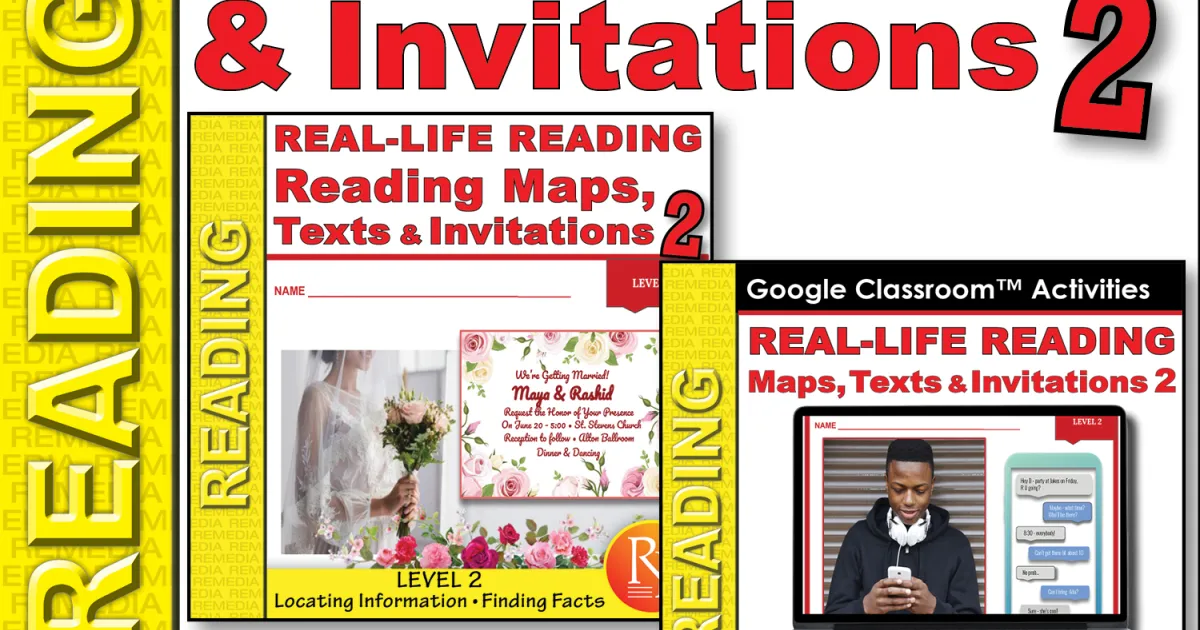 Reading, Comprehension, Life Skills, Google Slides