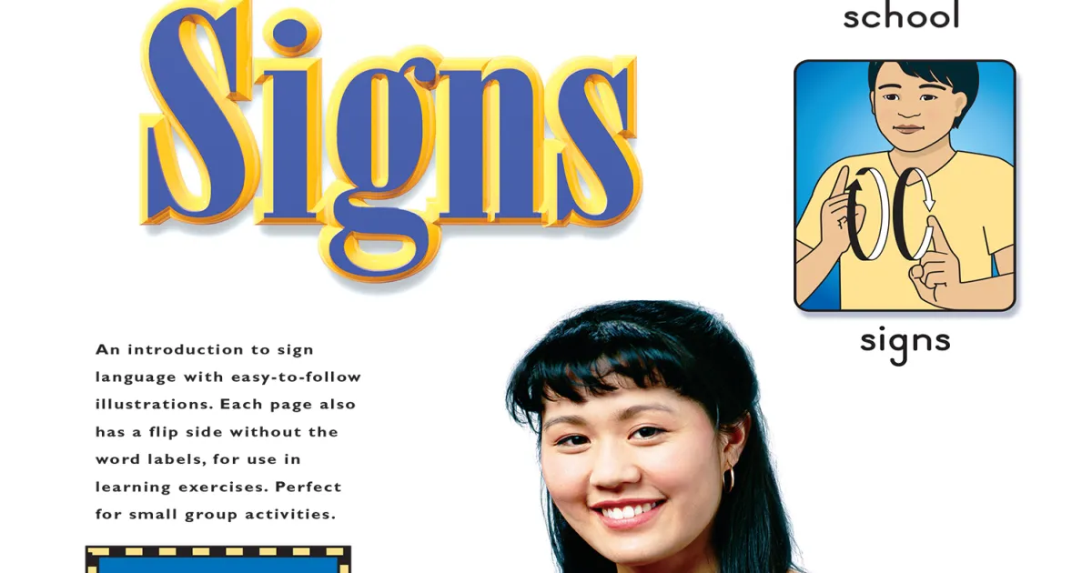 School Signs: Sign Language Flip Charts