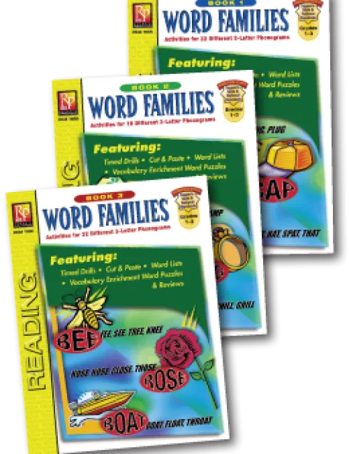 Word Families (3-Book Set)