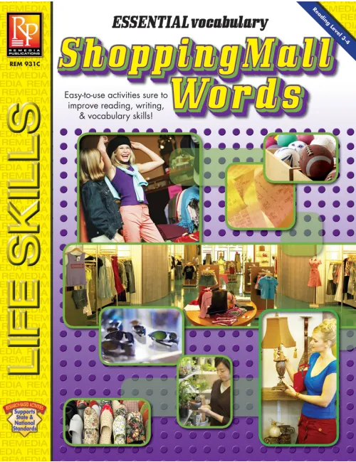 Essential Vocabulary: Shopping Mall Words