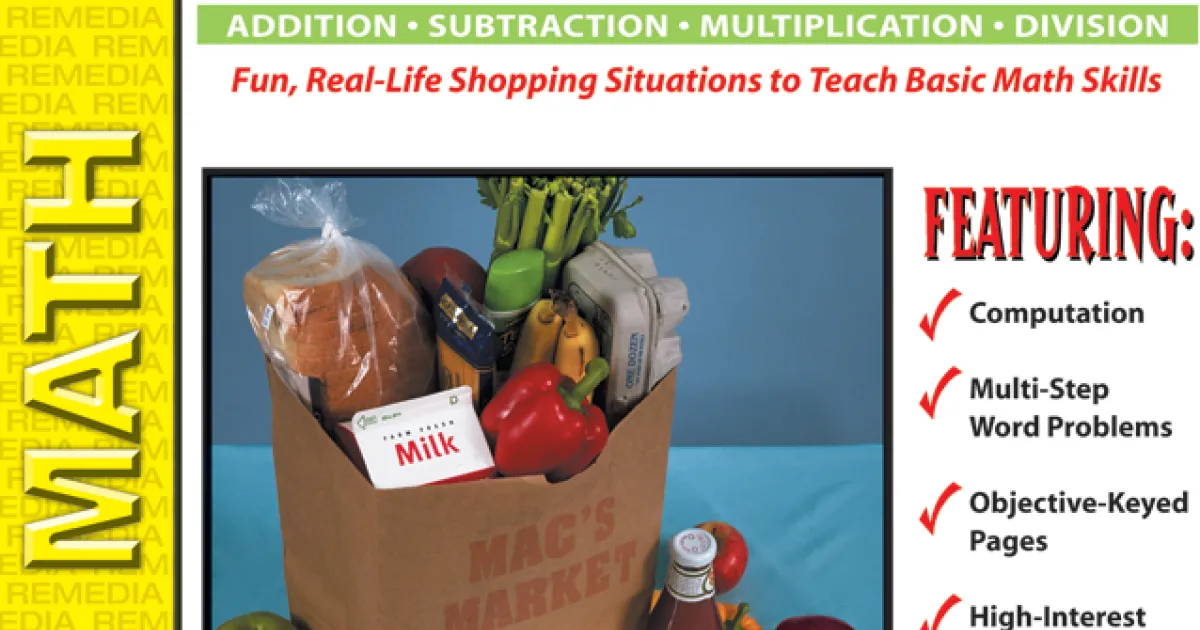 Market Math (Activity Book & Menu)