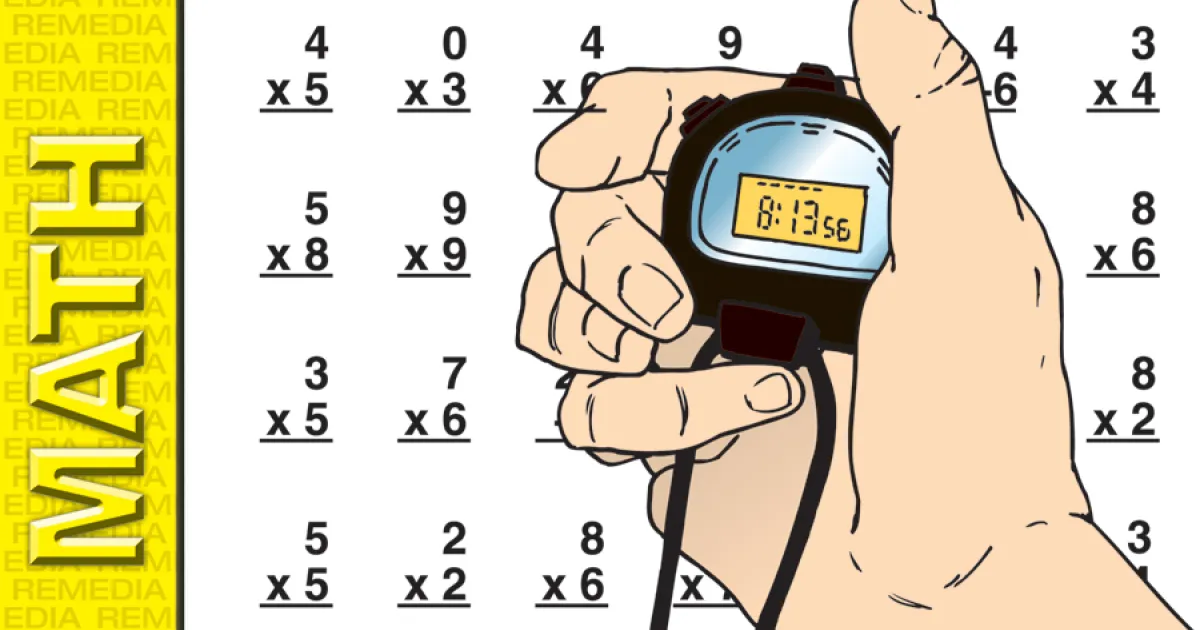 Timed Math Drills: Multiplication