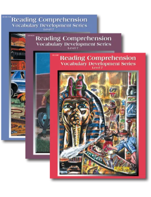 Reading Comprehension & Vocabulary Development: RL 7 (3-Book Set)