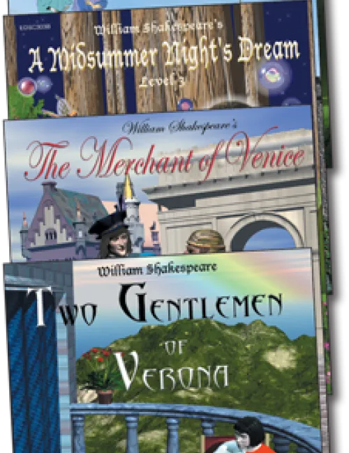 Easy Reading Shakespeare: Reading Level 3 (5-Book Set)