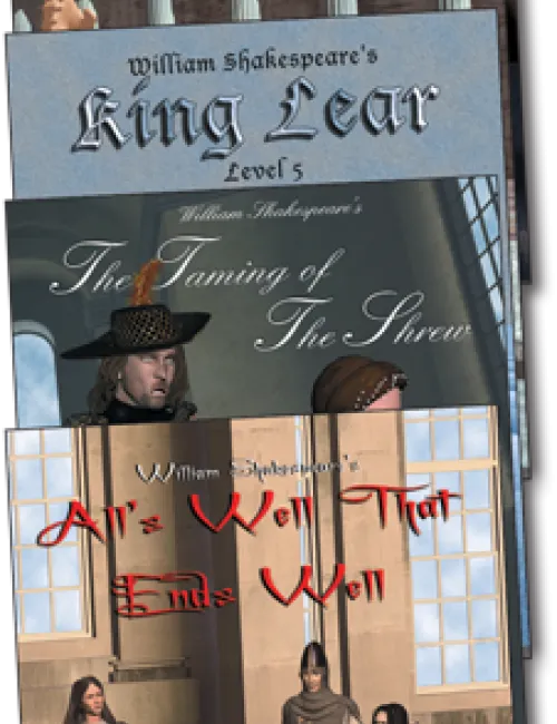 Easy Reading Shakespeare: Reading Level 5 (5-Book Set)