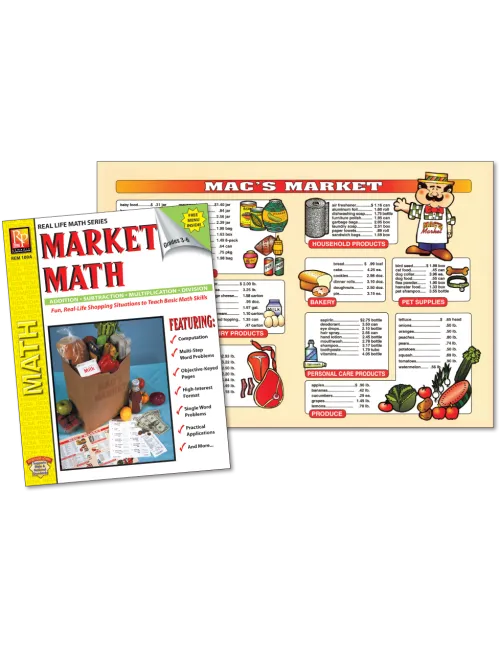 Market Math Set (Book & Extra Menus)