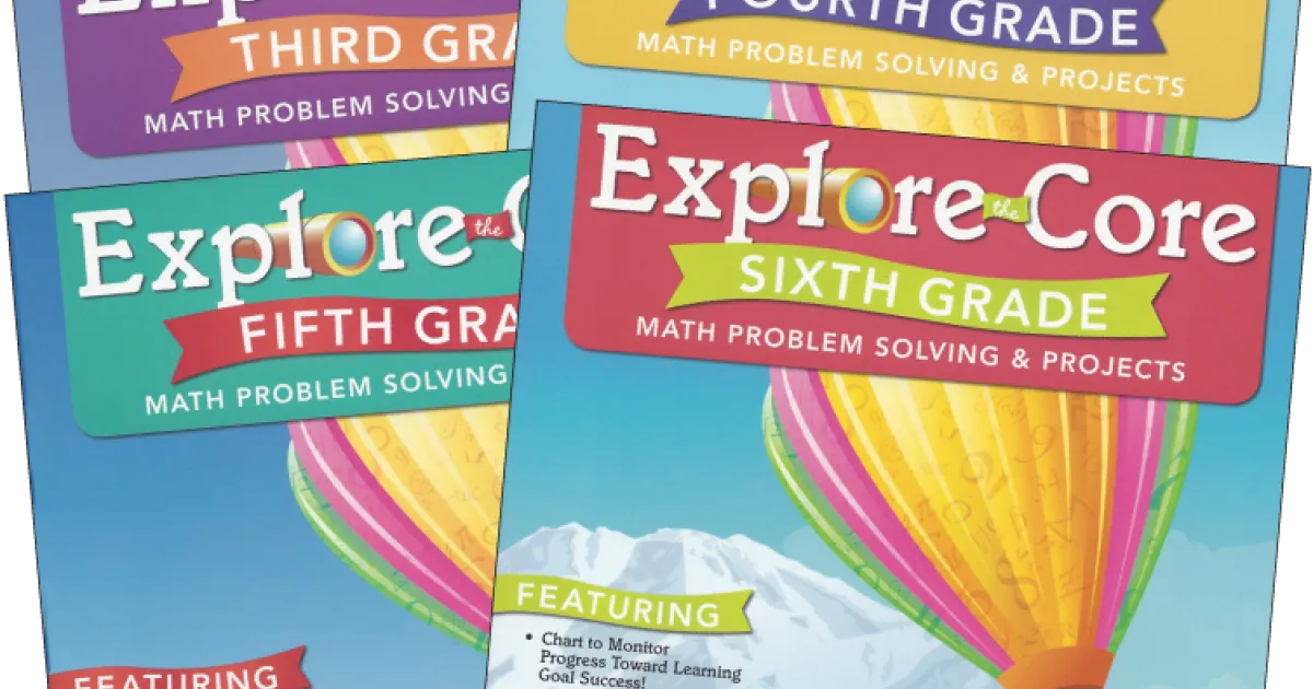Explore the Core: Math Problem Solving & Projects (6-Book Set)
