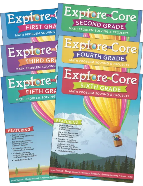 Explore the Core: Math Problem Solving & Projects (6-Book Set)