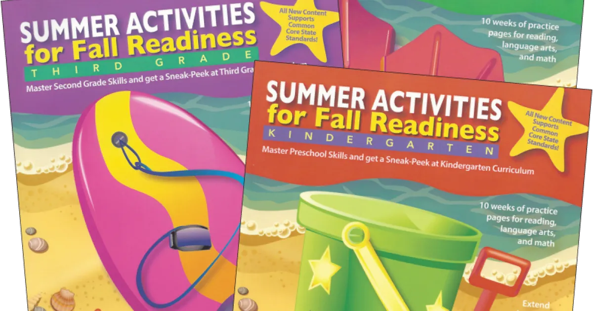 Summer Activities for Fall Readiness (4-Book Set)