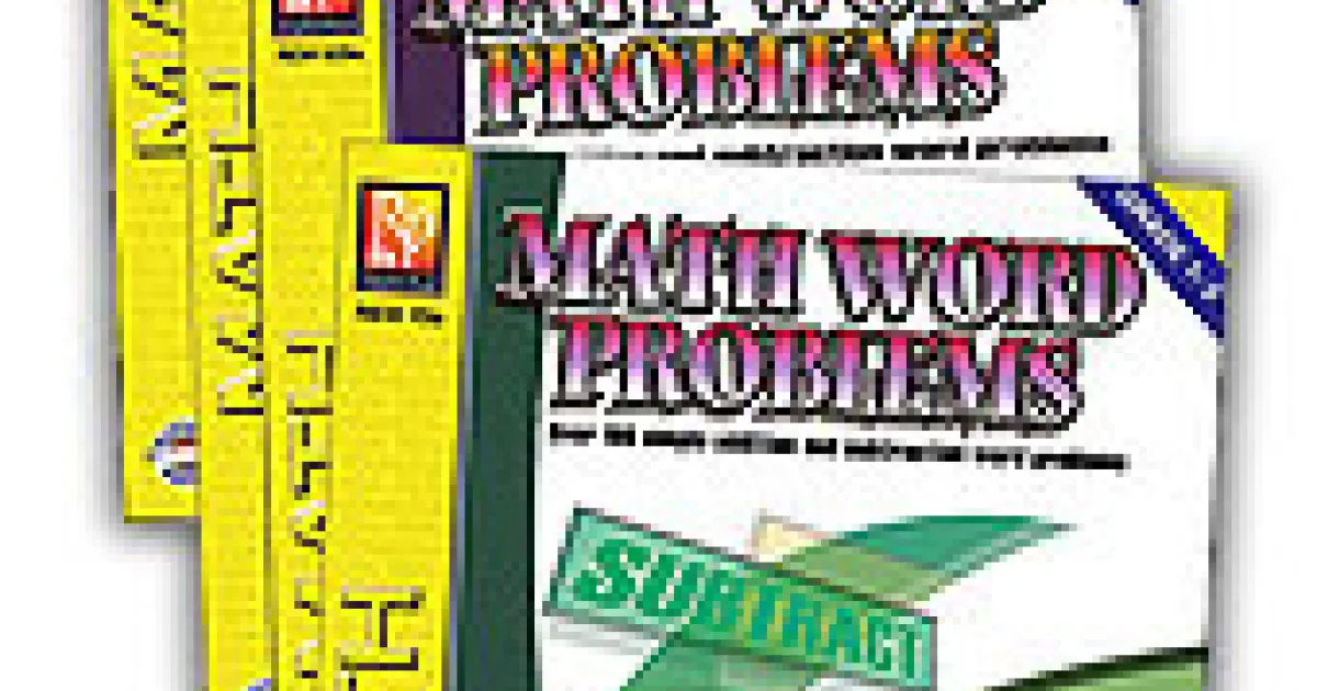 Math Word Problems (4-Book Set)