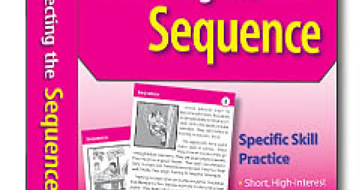 Specific Skill Builders Story Cards: Level 2 (Detecting the Sequence)