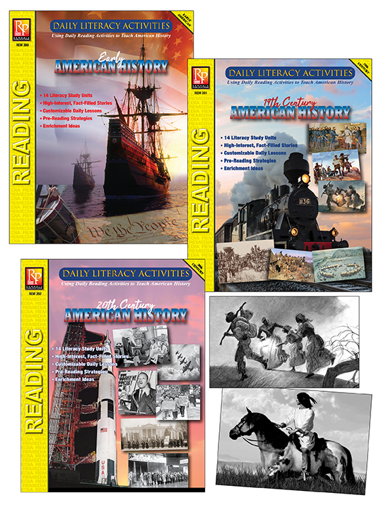 Daily Literacy Activities (Set of 3 books)