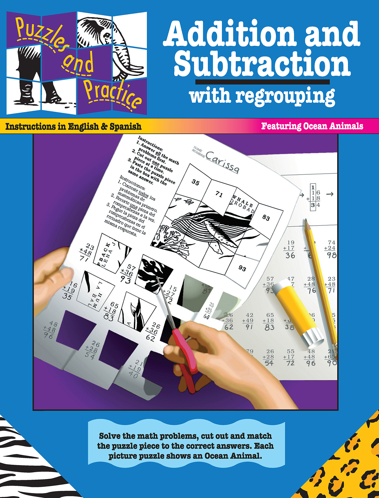 Puzzles & Practice: Addition and Subtraction with Regrouping