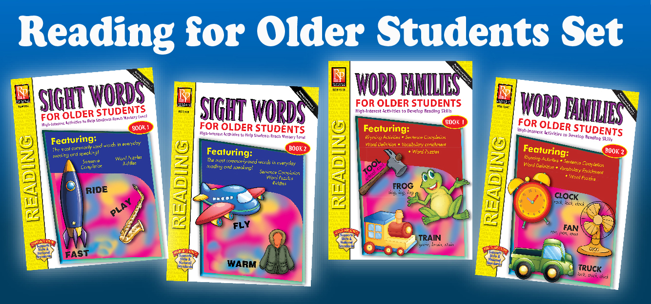 Reading, Older Students, Comprehension, Sight Words