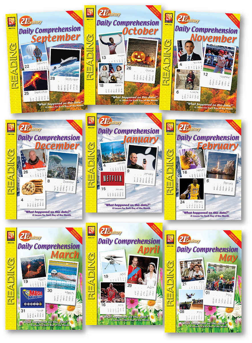 Daily Comprehension 21st Century - BIG SET - Entire School Year - Reading
