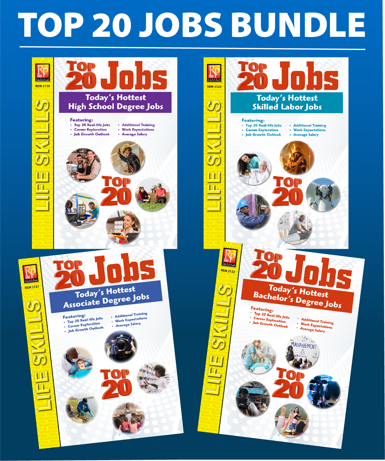 TOP 20 JOBS SET: Today's Hot Jobs! Life Skills, Career Exploration ...