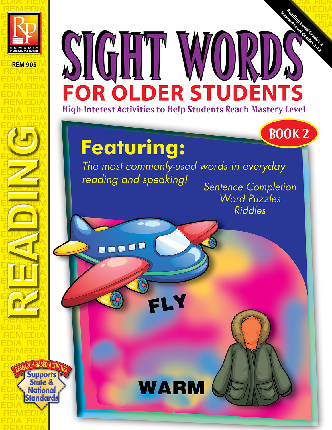 Sight Words For Older Students (Book 2)