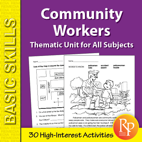 Community Helpers: Thematic Skill-Builder Unit for All Subjects (eBook)