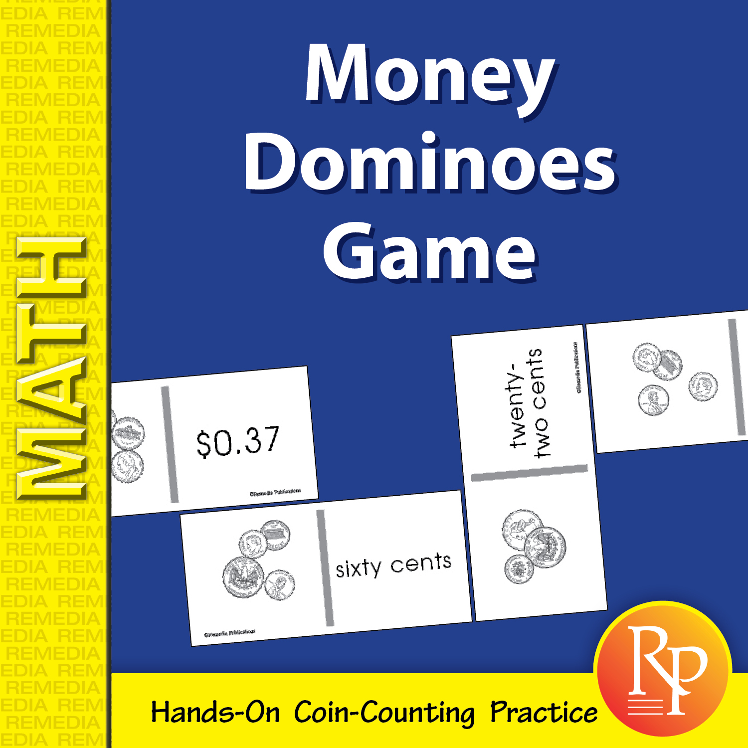 Money Dominoes Game: Coins & Currency Practice
