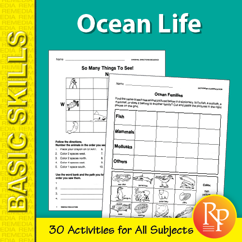 Ocean Life 1: Thematic Unit for All Subjects (eBook)
