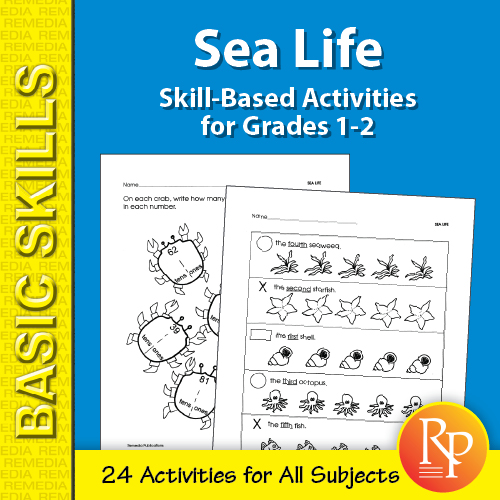 Sea Life: Thematic Skill-Based Activities for Grades 1-2 (eBook)