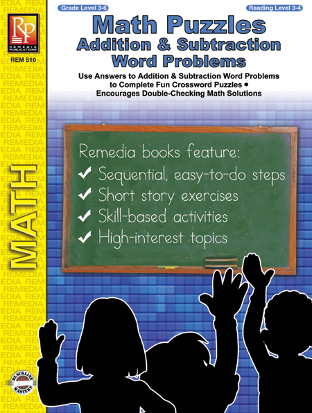 Math Puzzles: Addition & Subtraction Word Problems (eBook)